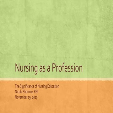 Nursing education | PPTX