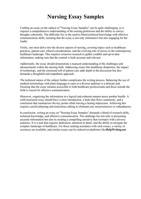 Nursing Essay Sample.pdf