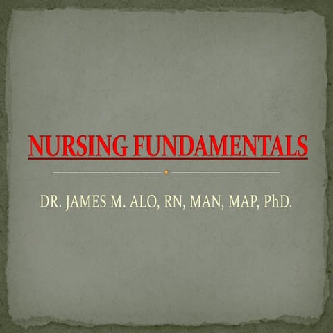 Fundamentals of Nursing | PDF