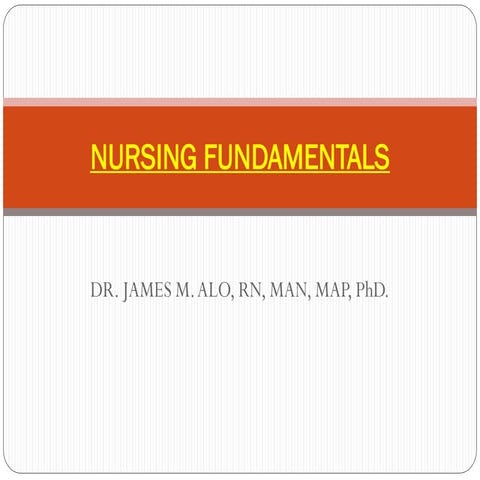 Nursing fundamentals.b | PDF