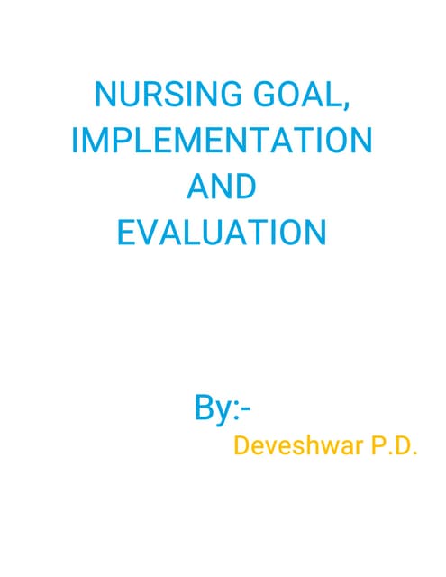 NRHM for M.Sc. Nursing | DOCX