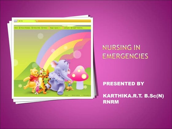 Emergency nursing | PPTX | First Aid | Injuries