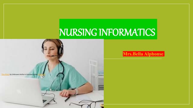 Uses of computer in nursing | PPTX