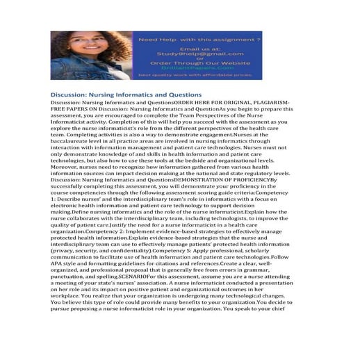Nursing Informatics and Questions.docx