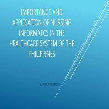 Nursing informatics ppt (3) | PPTX