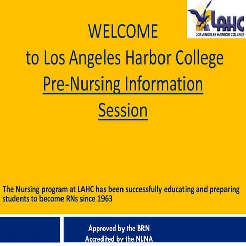 Nursing information session updated | PDF