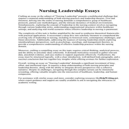Nursing Leadership Essays.pdf