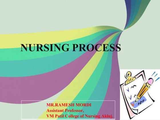 Nursing Process Powerpoint Presentation Community Nursing Center