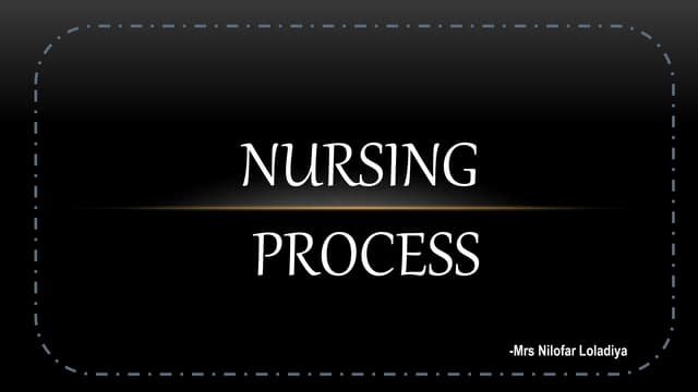 Nursing Care planning | PPTX