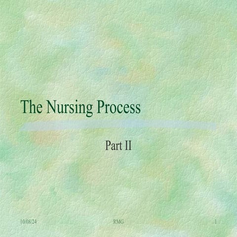 Implementation in nursing process | PPTX