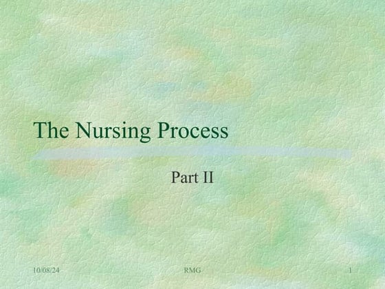 nursing process:Implementation and evaluation | PPT