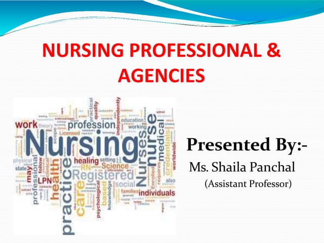 Role of professional assosciations and unions ppt | PPTX