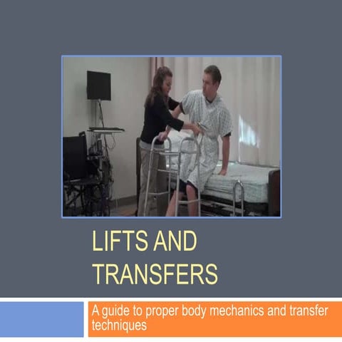 Transfer Training in Physiotherapy | PPTX