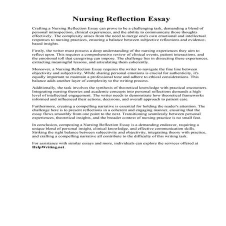 Nursing Reflection Essay.pdf