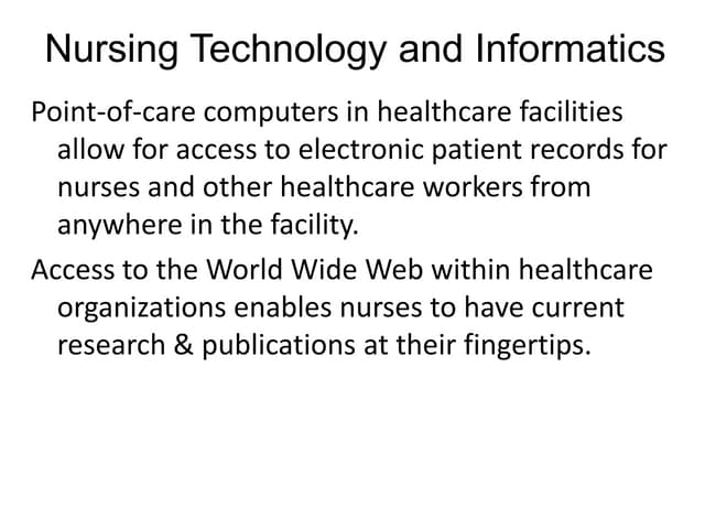 50 Eye-Catchy Nursing Informatics Capstone Project Ideas | PDF ...