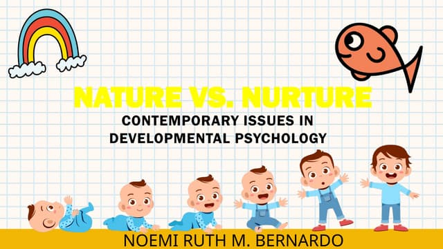 2.4 nature vs nurture - THOP | PPTX