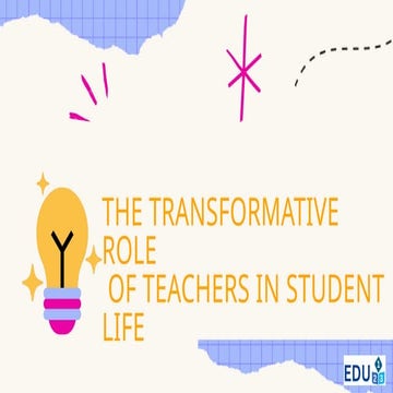 From Academics to Activities: The Transformative Role of Teachers in ...