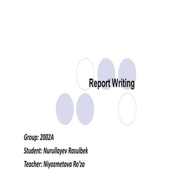 Nurullayev Rasulbek 《Reading-Writing》.pptx