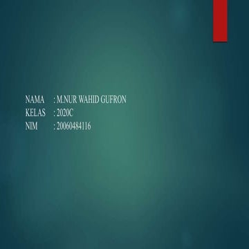 Nur wahid gufron | PPTX