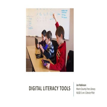 Digital Literacy Tools (for kids, for teachers) | PPTX | Tablets and E ...