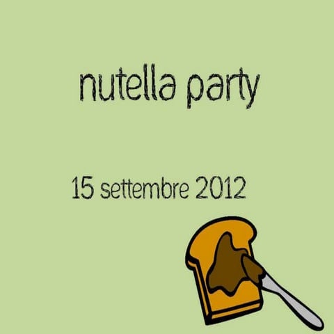 Nutella party | PPTX
