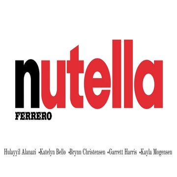 Nutella squeeze Nutella squeeze bottle | PPT