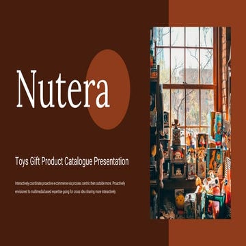 Nutera Presentation : Dark Color Version | PPT