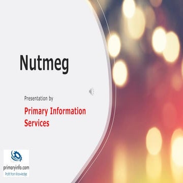 Nutmeg - database | PDF