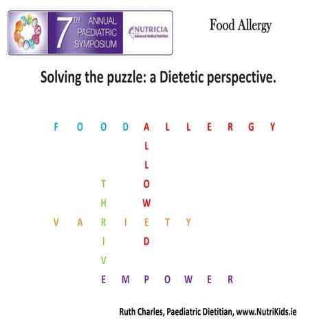 Food allergy in children:solving the puzzle | PPTX