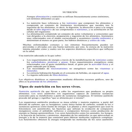 nutricion de los seres vivos y los que nos rodea | PPT