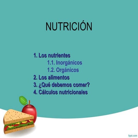 Nutrición | PPT