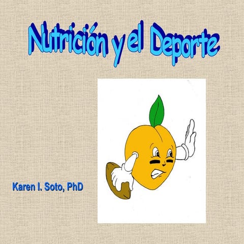 Nutrición y Deporte | PPT