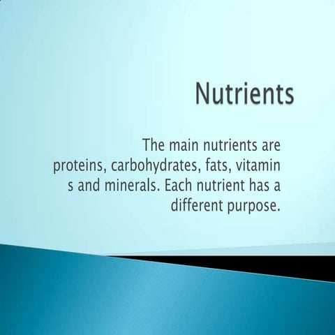 Nutrients | PPT