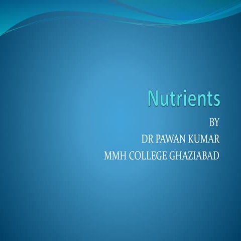 Nutrients | PPT