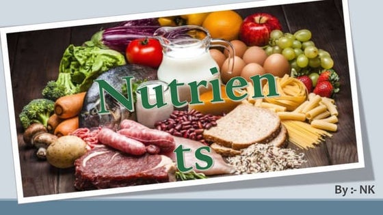 Components of Food | PPTX | Healthy Cooking and Eating | Food & Drink
