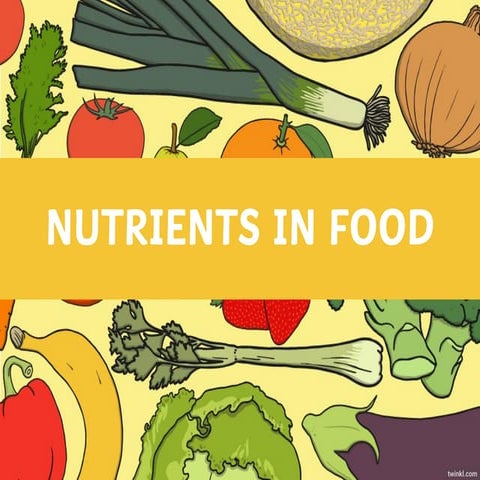 nutrients in food in science grade 8 ggg | PDF | Food & Drink