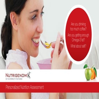 Nutrigenomix Client Brochure | PDF
