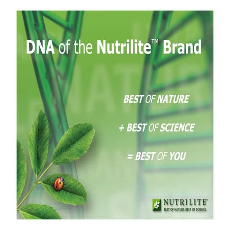 Nutrilite Organic Supplements | PDF
