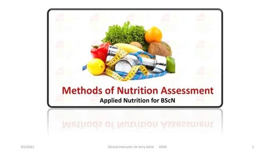 Biochemical Assessment PowerPoint | PPT