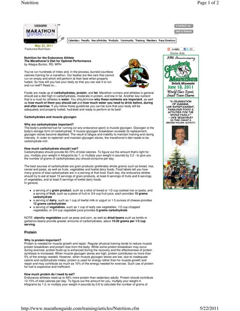 Pre, During & Post Performance Nutrition | PPT | Nutrition | Healthy Living