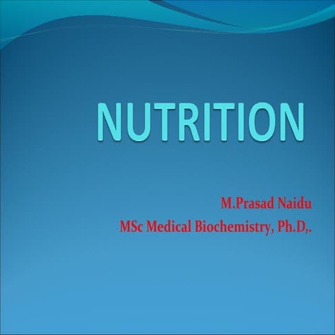 Nutrition | PPT