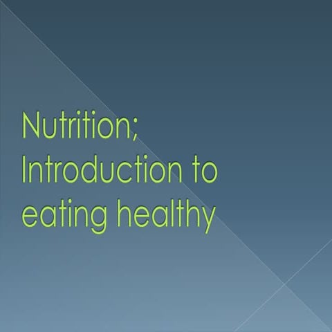 Food Pyramid/My Plate | PPT