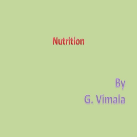 The Six Essential Nutrients: Lesson Plan And Worksheet | PDF
