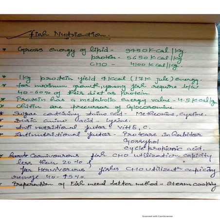 fish Nutrition manual by ashish sahu | PDF