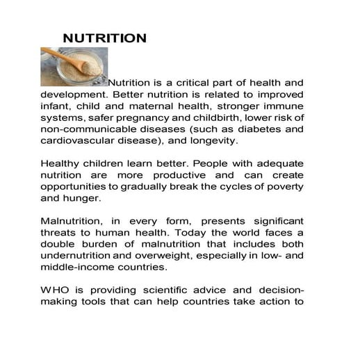 Nutrition | DOCX