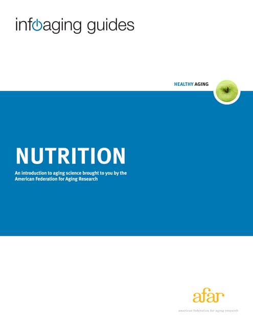 Nutrition Across the Life Cycle Presentation | PPTX | Nutrition ...
