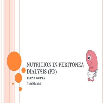 Nutrition in Peritoneal Dialysis | PPT