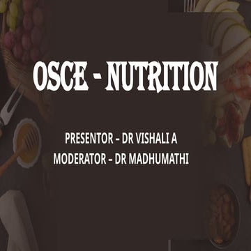 nutrition - Osce final paediatrics medicine | PPTX