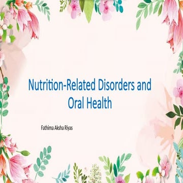 Nutrition-Related Disorders and Oral Health.pptx