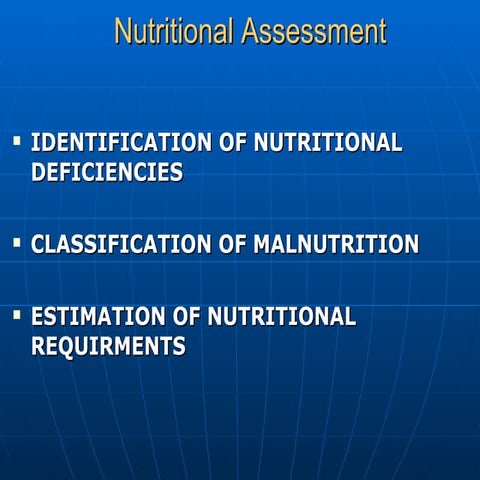 Nutritional Assessment | PPT